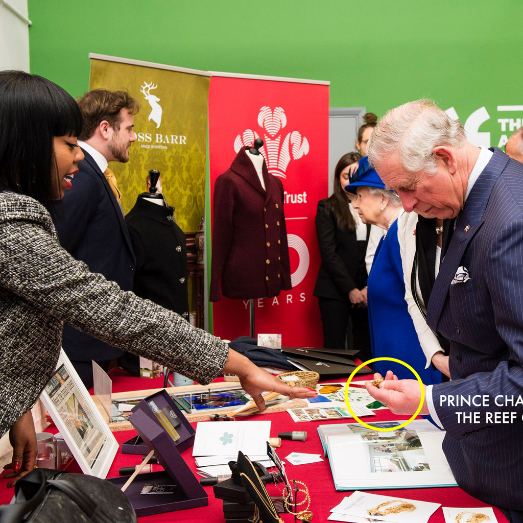 Lenique Louis Meets HM The Queen and HRH The Prince Of Wales
